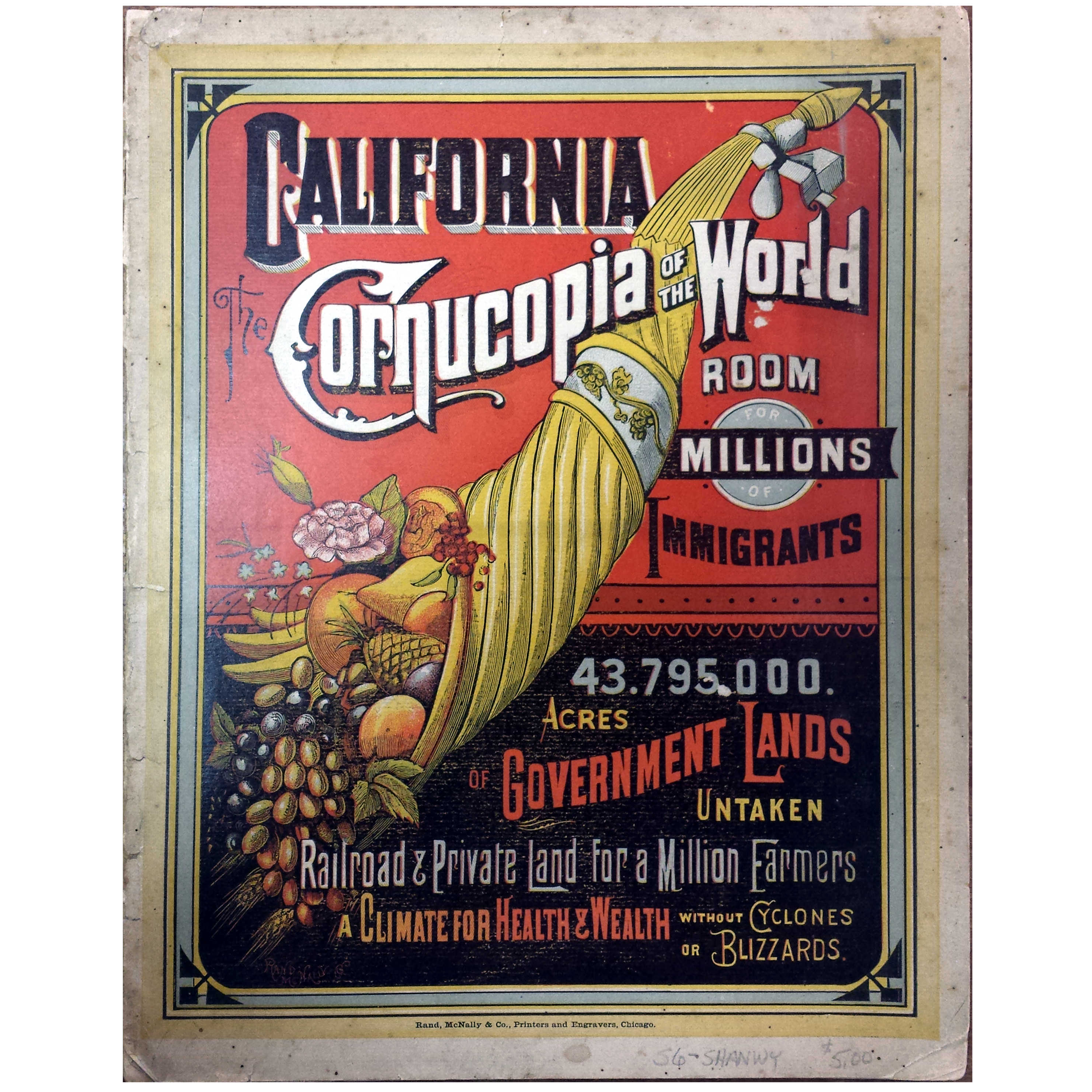Hoag, I. N., California, the Cornucopia of the World. (1883 ...